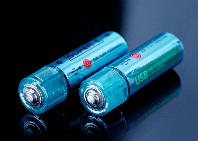 China High Out 1.5v Aa Double A Micro Magnetic Usb Rechargeable Li-ion ...